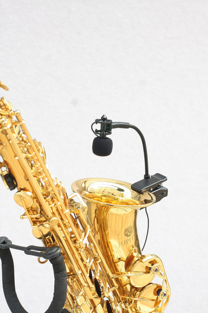 MUSYSIC MU‑U1SAX UHF Wireless Saxophone Microphone System with 16 Channels